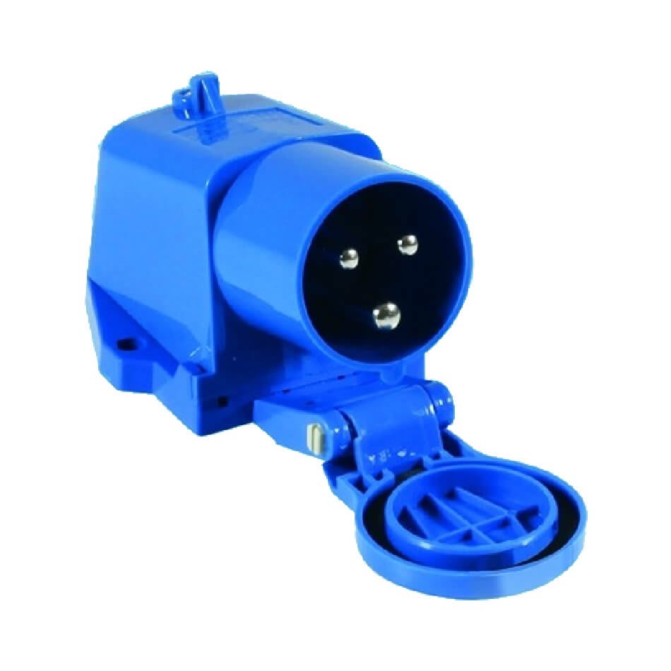 Mains Inlet 16A 240V - Surface Mount - nohma.com, off-grid electrics ⚡