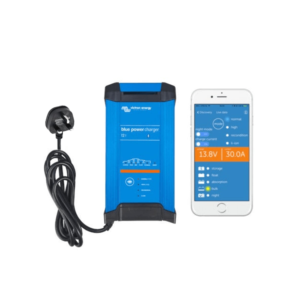 Victron Battery Charger 12/20 - Indoor (IP22) Blue Smart - 1 Output