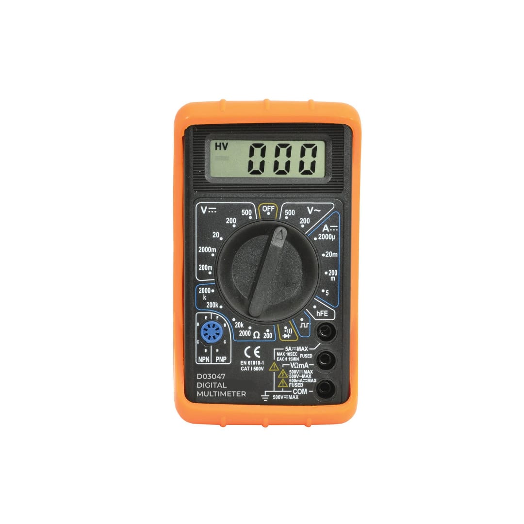 500V AC/DC Manual Ranging Digital Multimeter - nohma.com ⚡