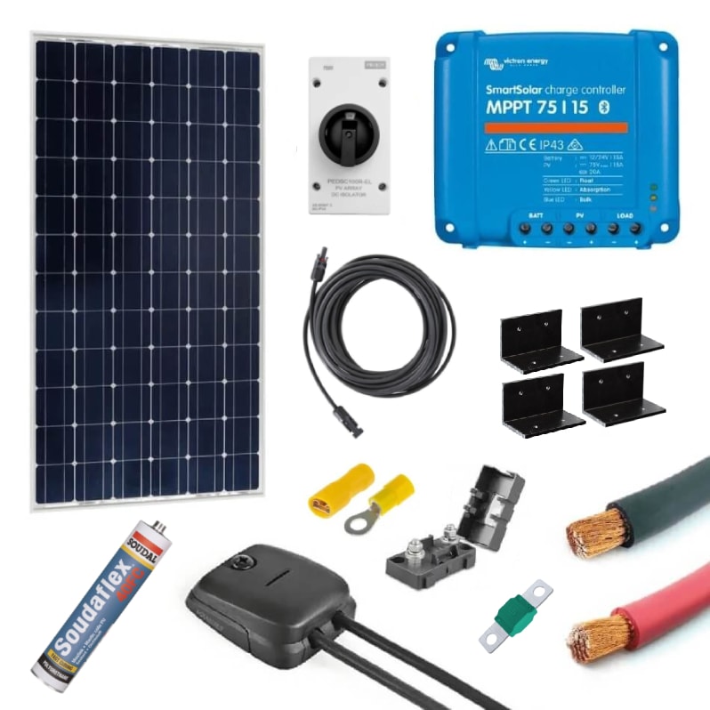 185W solar panel kit – nohma.com, off-grid electrics ⚡