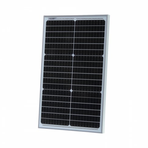 40W Solar Panel – Monocrystalline Panel with 90cm cable - nohma.com ⚡