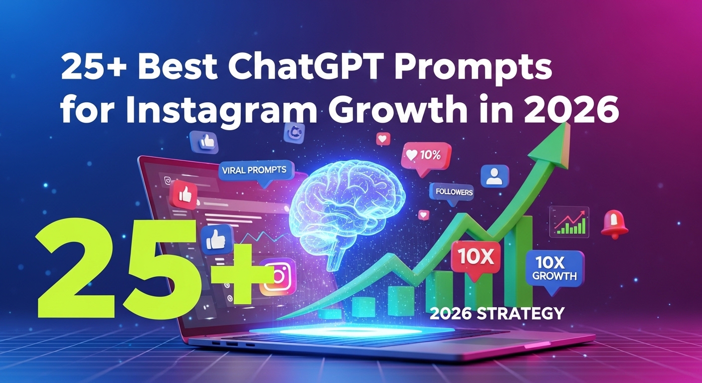 25+ Best ChatGPT Prompts for Instagram Growth in 2026 | promptt.dev ...