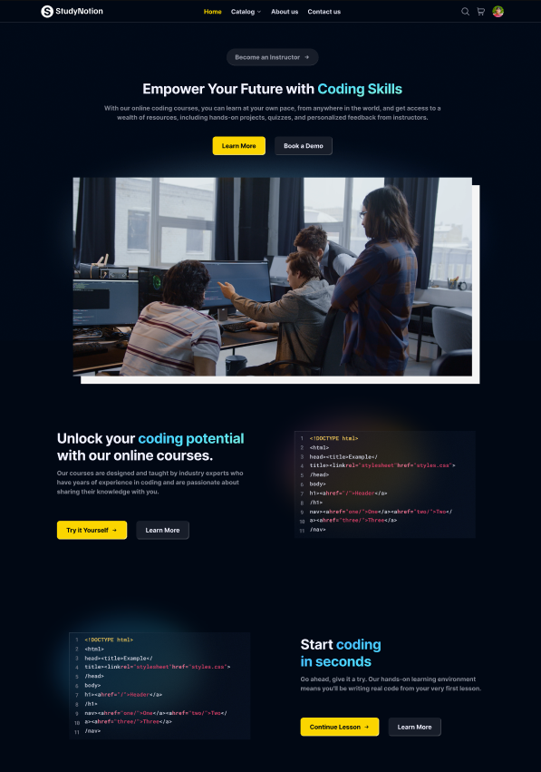 GitHub - Kapil-2305/StudyNotion: StudyNotion is a fully functional ed-tech platform that enables ...