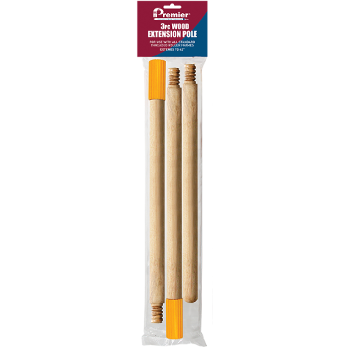 42IN 3 PC WOOD EXT POLE (0348)