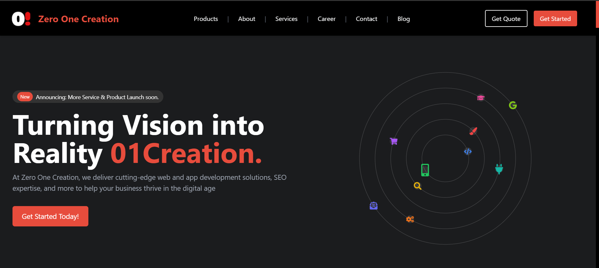 Zero One Creation | Web & App Development Experts