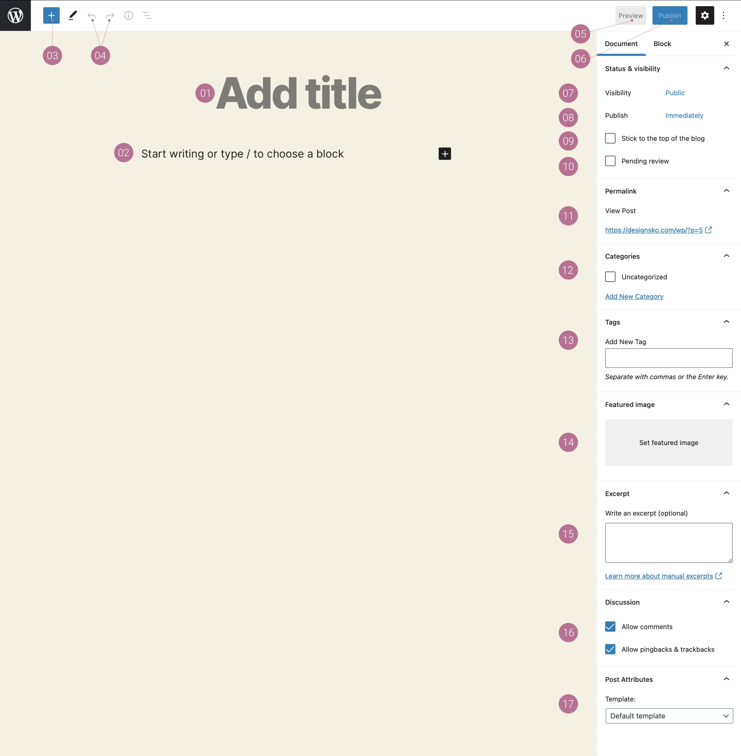 Creating Your First Post in your New WordPress Installation Creating Your First Post in your New WordPress Installation