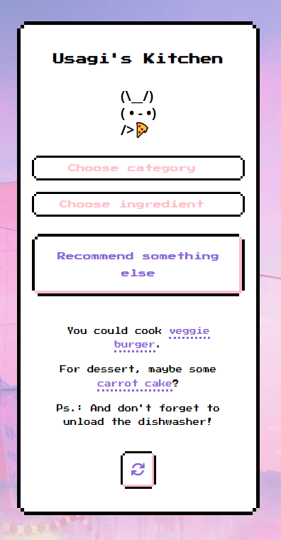 GitHub - AnnaHittaller/Usagis-Kitchen