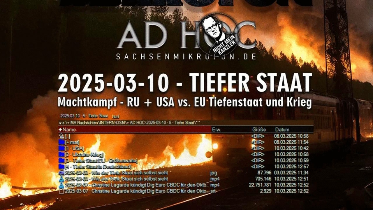 TIEFER STAAT → OSM | AD HOC 5 – 2025-03-10 – Machtkampf - Russland ...