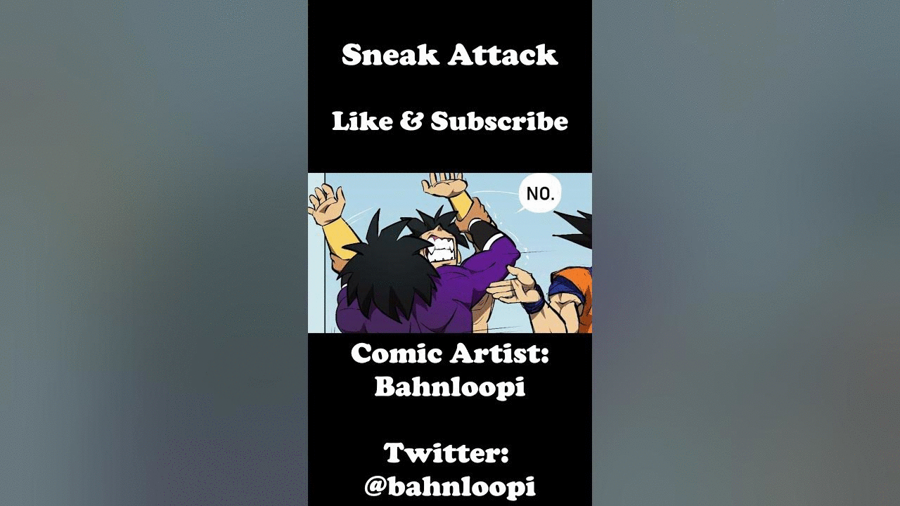 Sneak Attack | Dragon Ball Super Comic Dub - Abridged Goku - LBRY ...