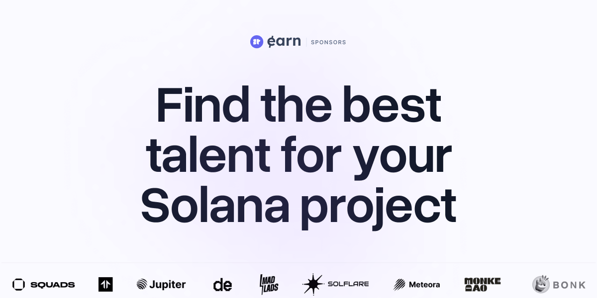 Find Top Talent for Your Crypto Projects on Superteam Earn