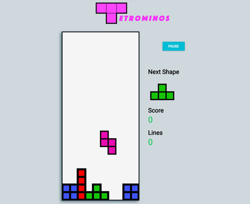 GitHub - chrisbradshaw/tetrominos: Tetrominos: A tetris clone built ...