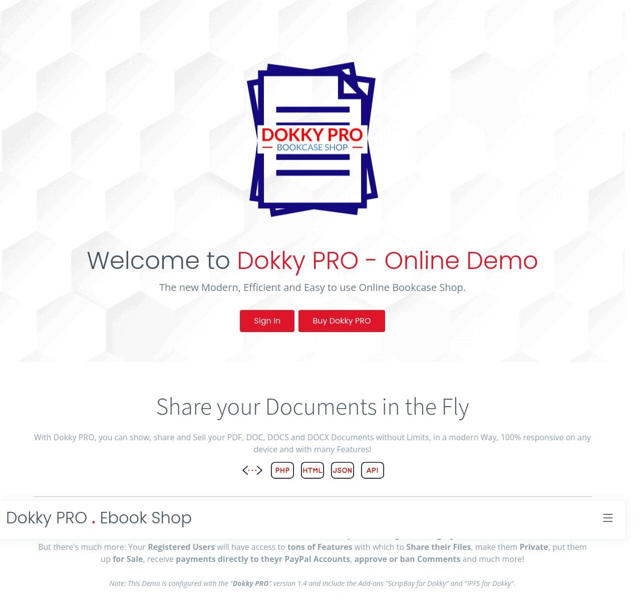 Dokky Script Live Demo is available for free; you can check all the Features of Dokky Suite with ...