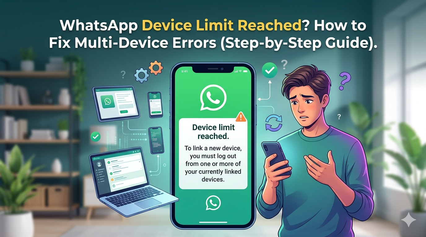 WhatsApp Device Limit Reached? Easy Fix Guide | Chati