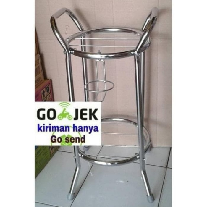 Jual KAKI RAK DISPENSER GUCI STAINLESS di Seller Siennaa Shop ...