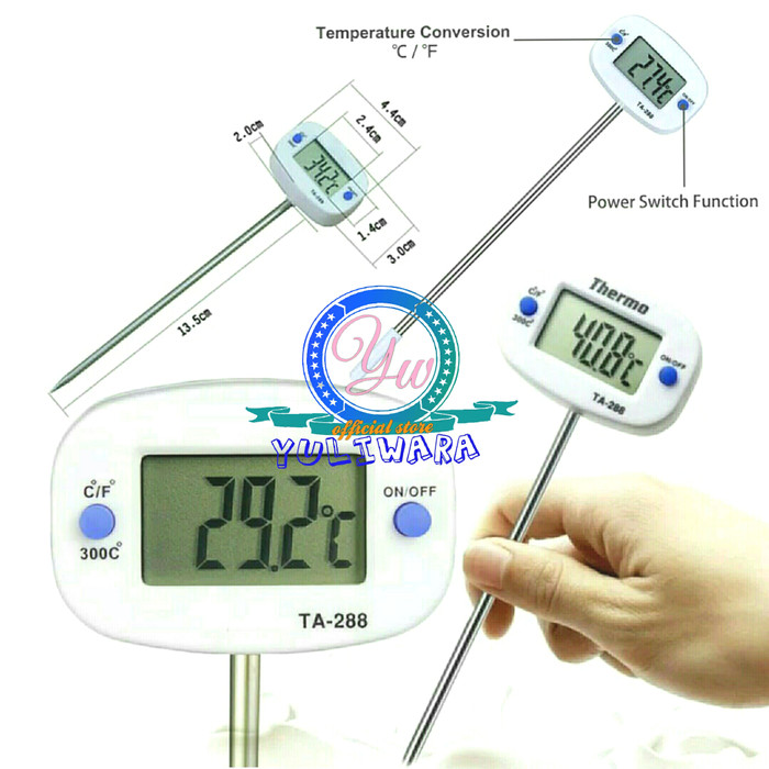 Jual Thermometer Makanan Digital Fleksible Pengukur suhu masak Air ...