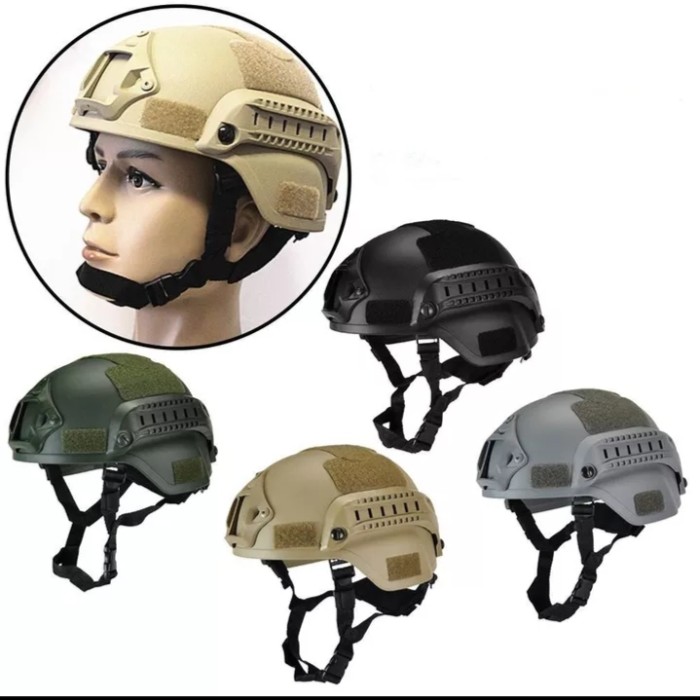 Jual Helm army tactical/MICH 2000/Helm airsoft/helm militer/helm tempur ...