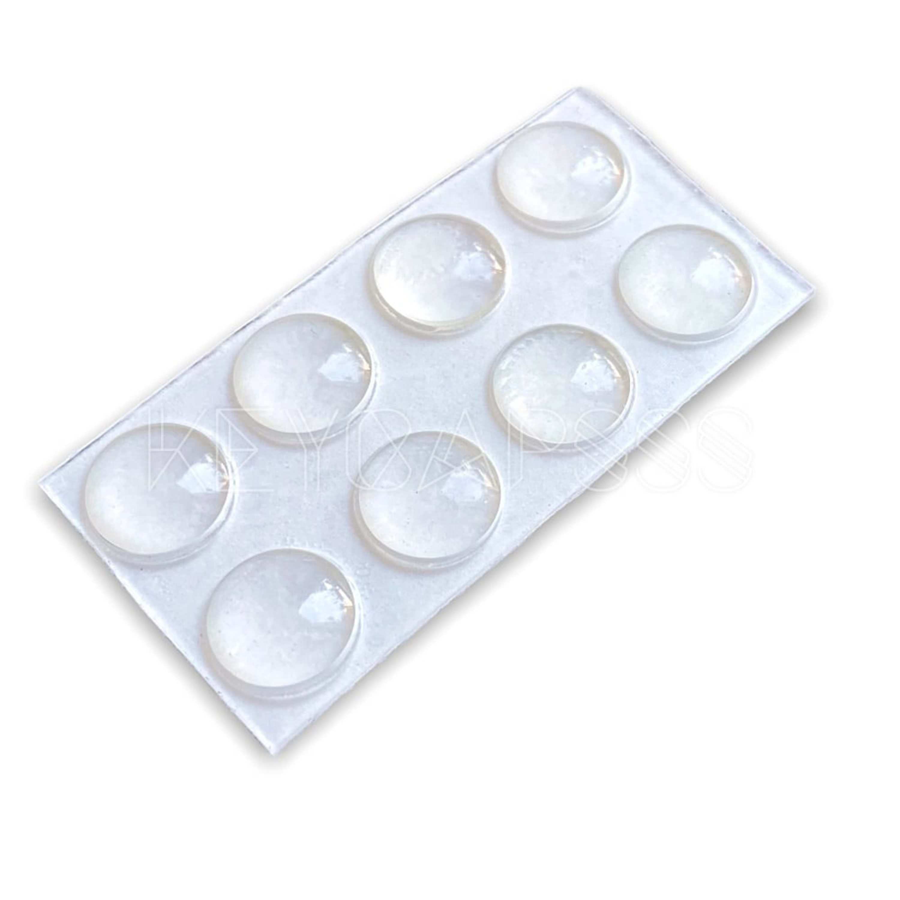 Rubber Feet - Bumpons | 8x2mm - clear | KC10108_8x2-CL