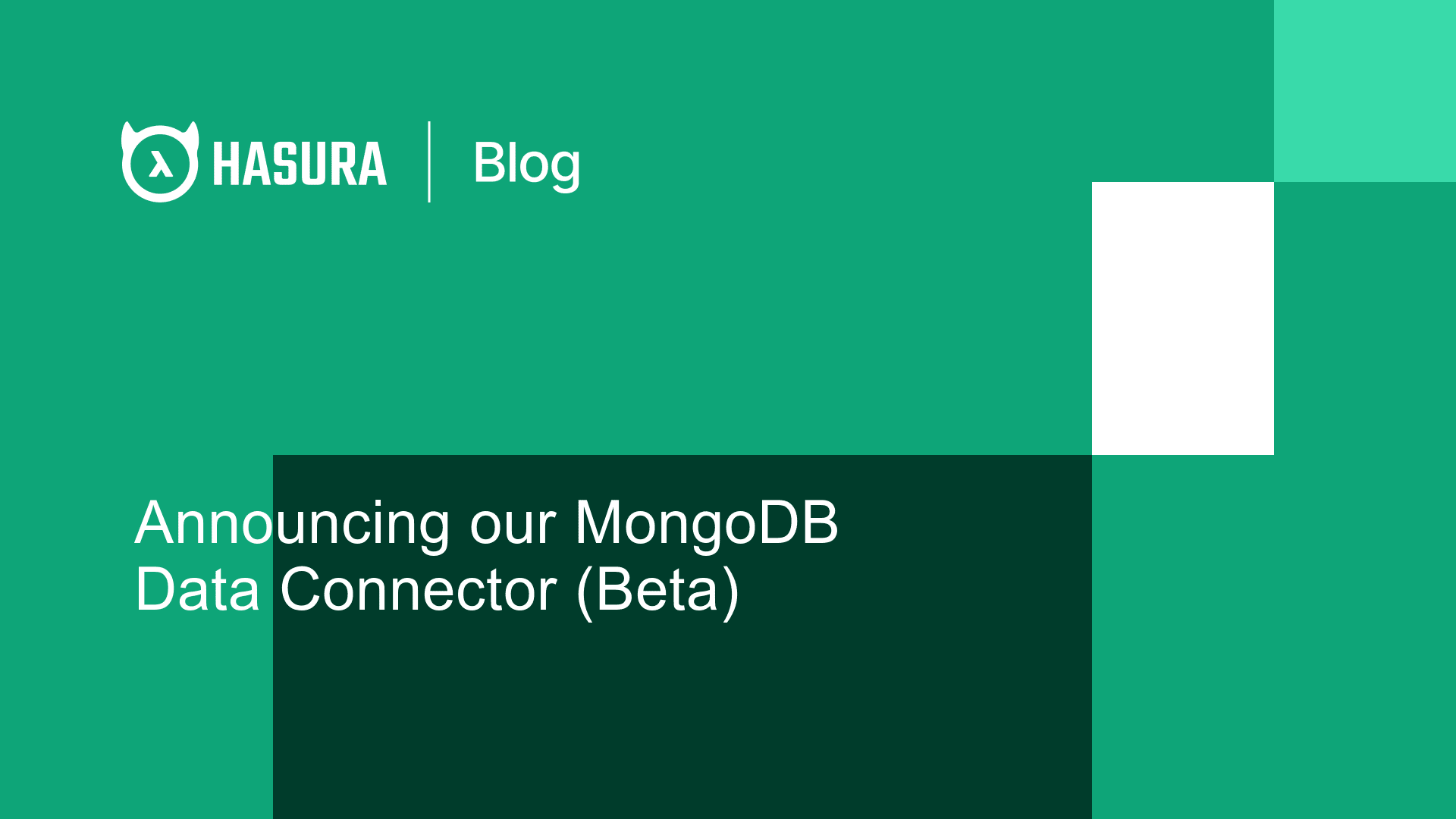 Announcing our MongoDB Data Connector (Beta)