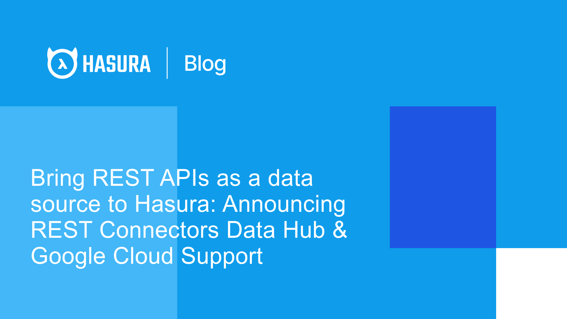 Bring REST APIs as a data source to Hasura: Announcing REST Connectors ...