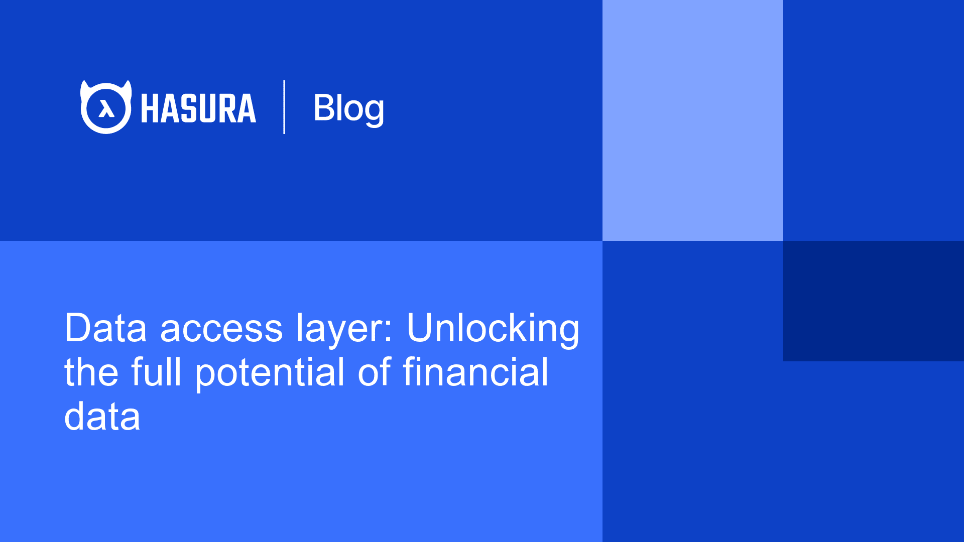 Data access layer: Unlocking the potential of financial data