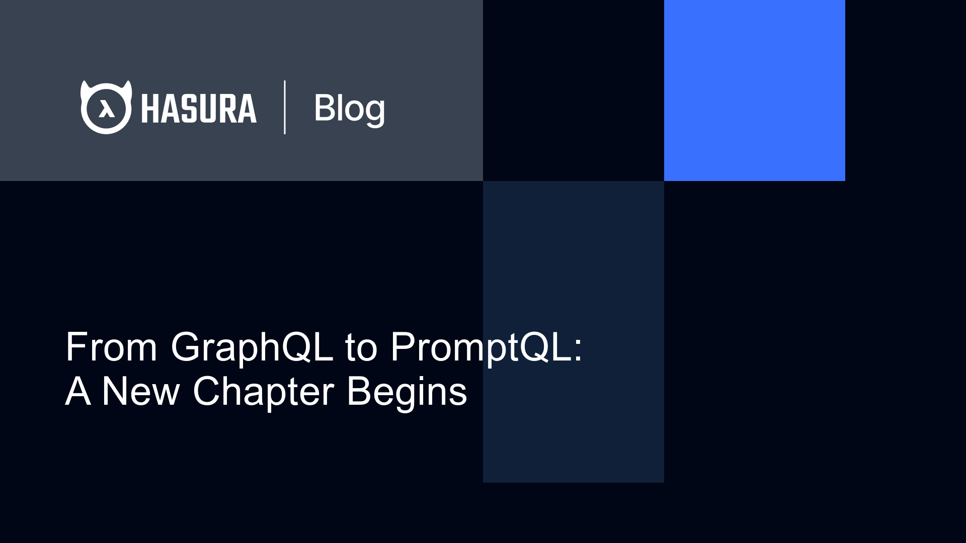 From GraphQL to PromptQL: A New Chapter Begins