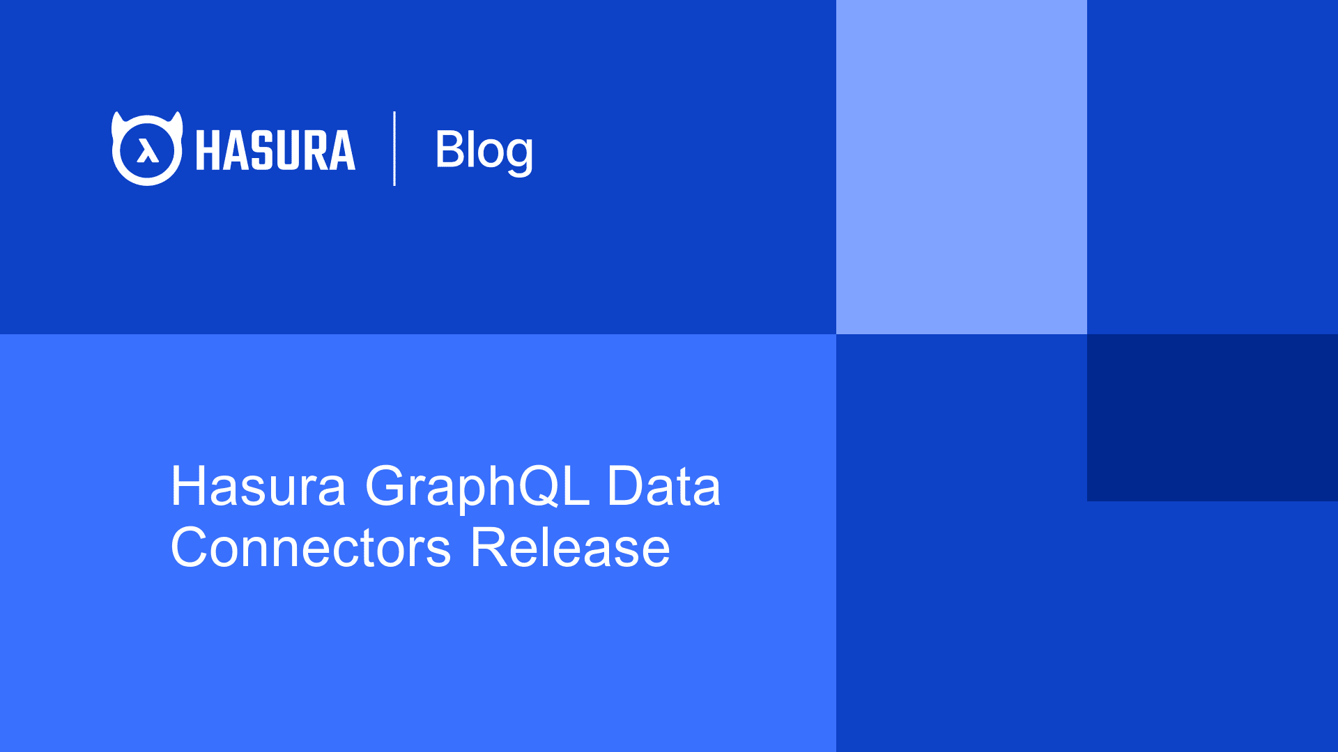 Hasura GraphQL Data Connectors Release!