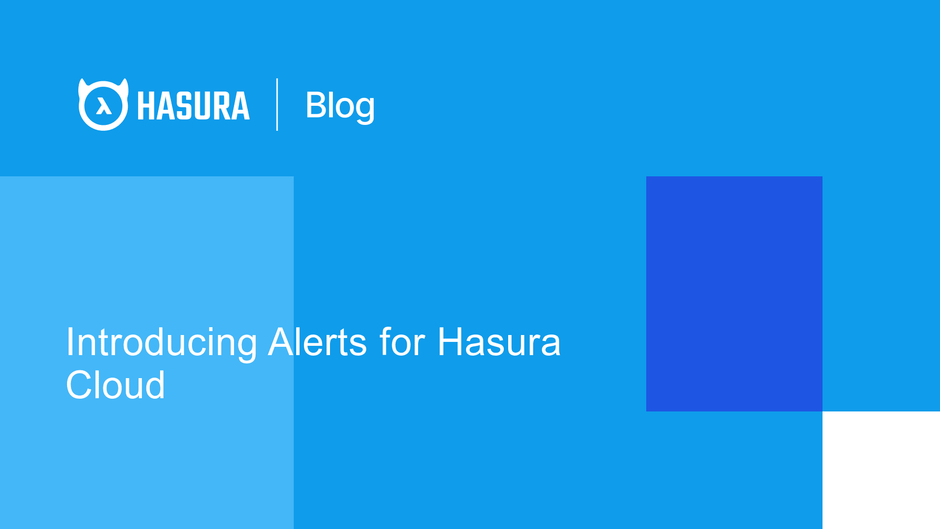 Introducing Alerts for Hasura Cloud