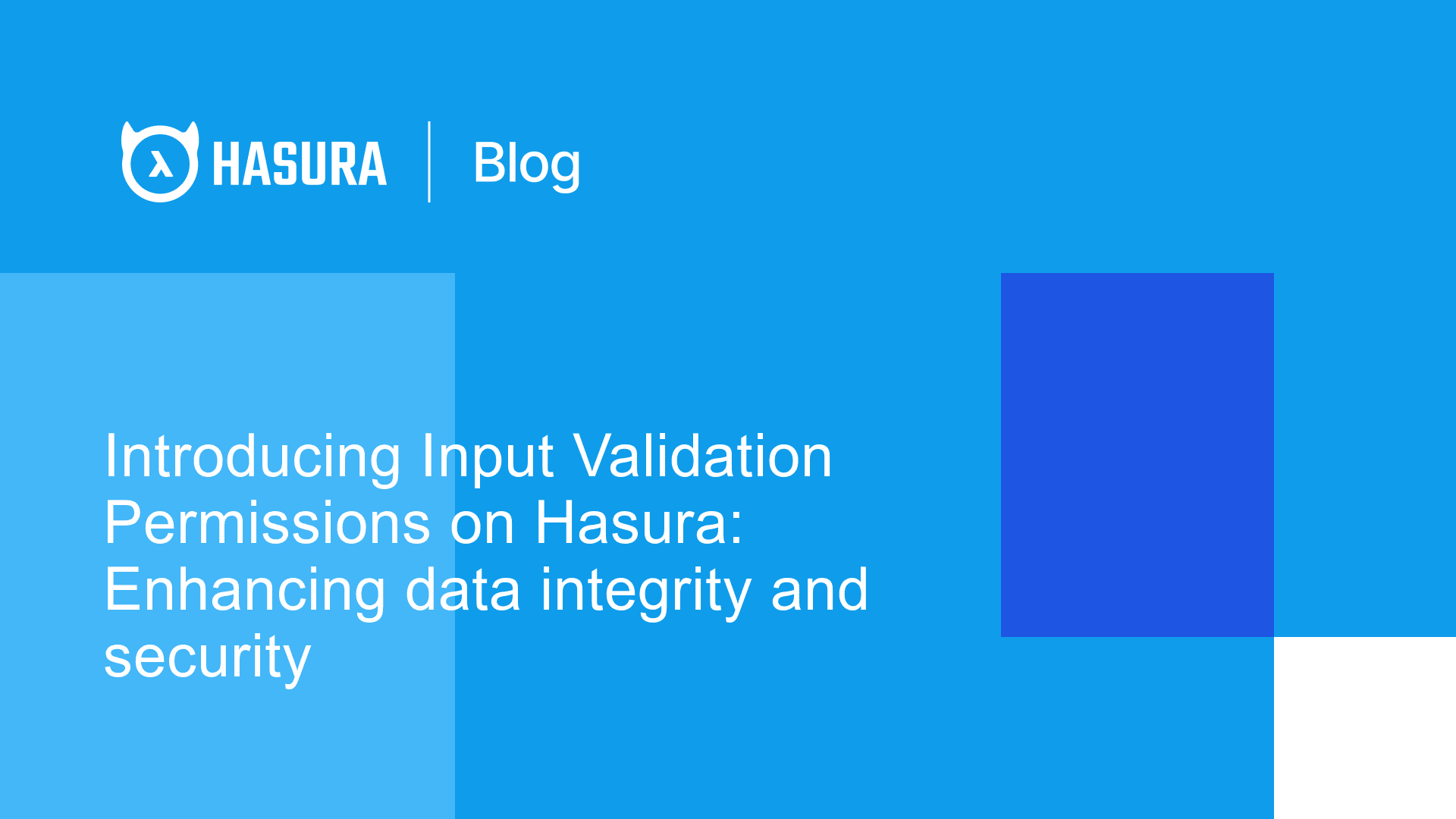 Introducing Input Validation Permissions on Hasura