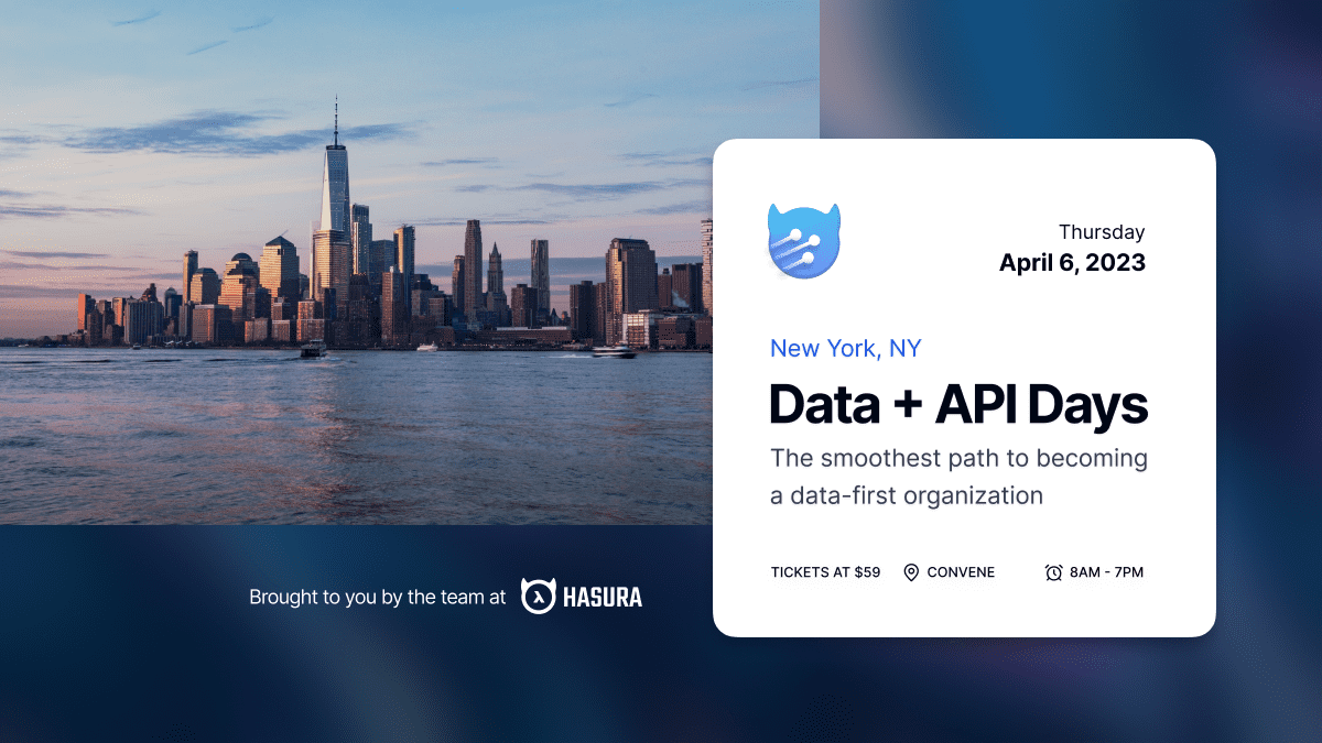 Data + API Days: In New York