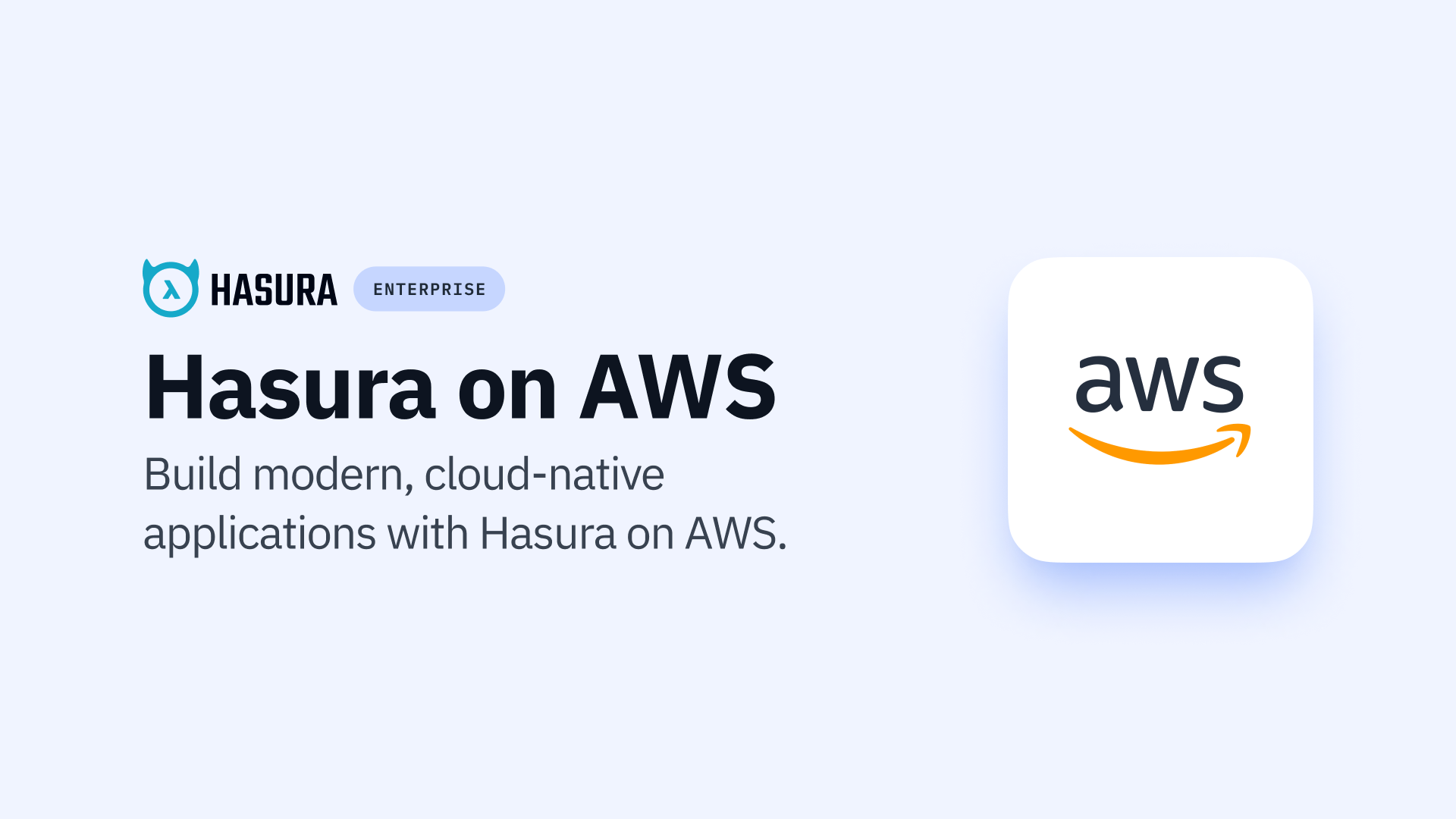 Get Start Now with Hasura Cloud on AWS