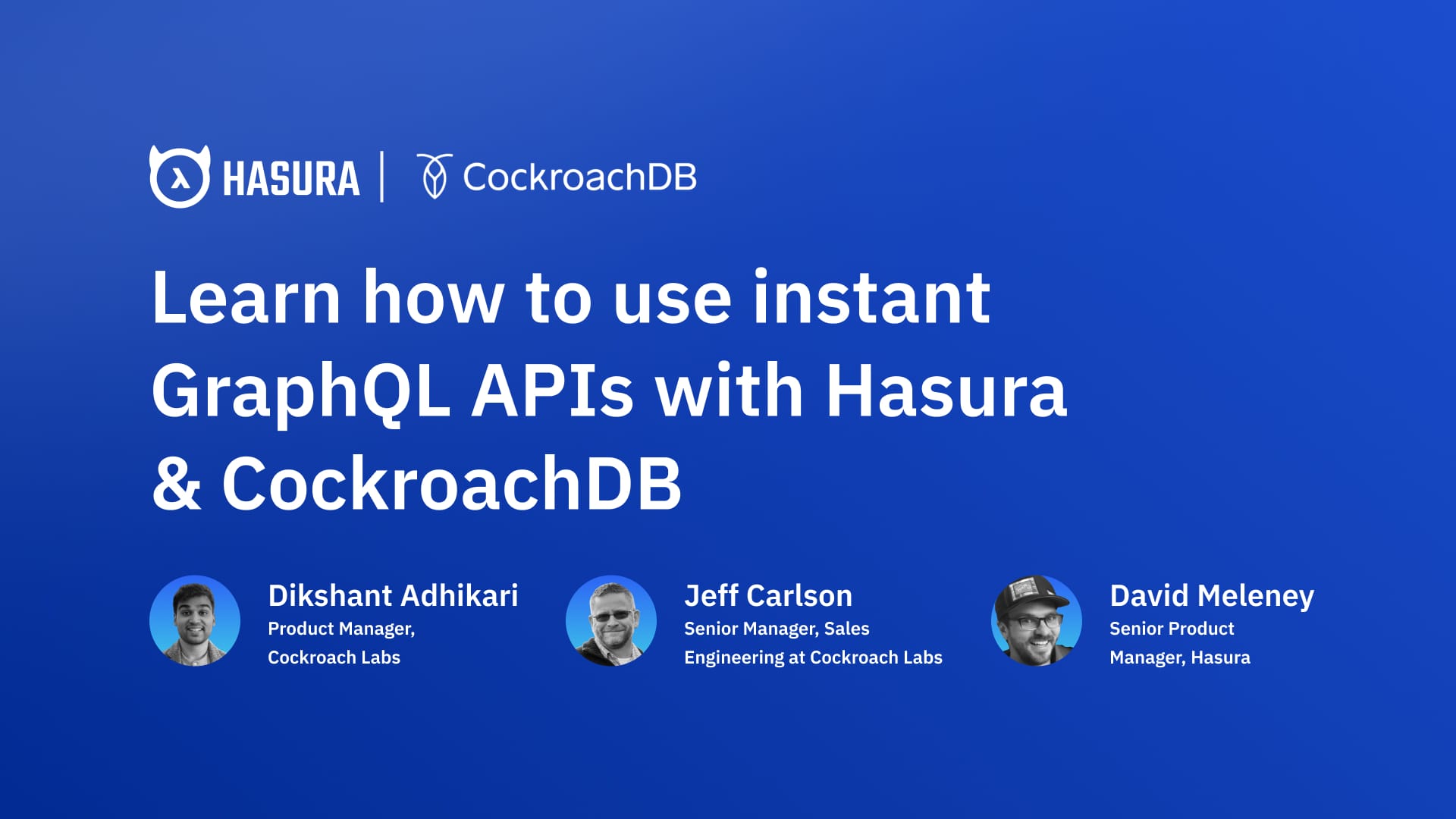 Learn How To Use Instant Graphql Apis With Hasura And Cockroachdb