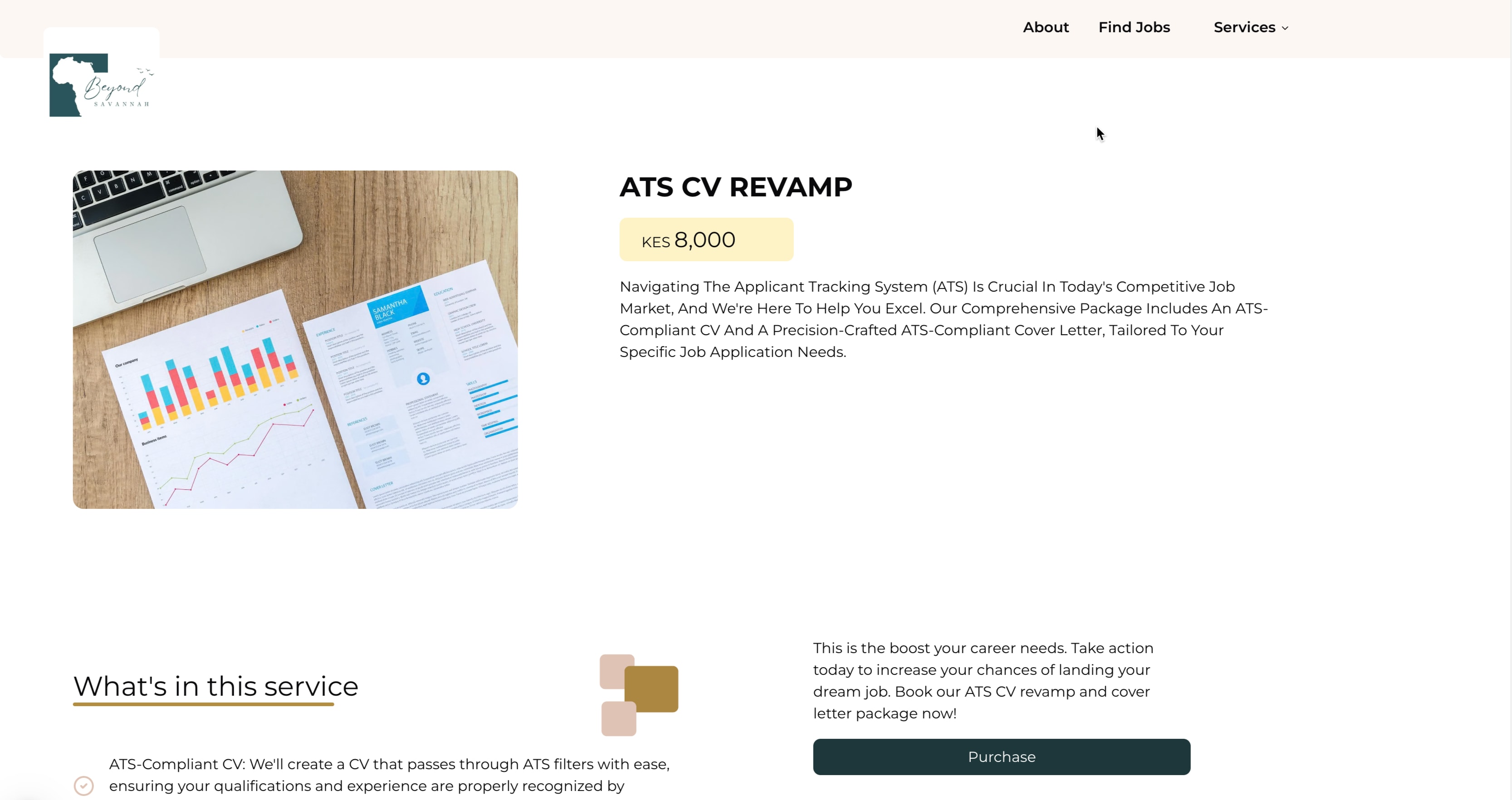 ATS CV Revamp - Beyond The Savannah