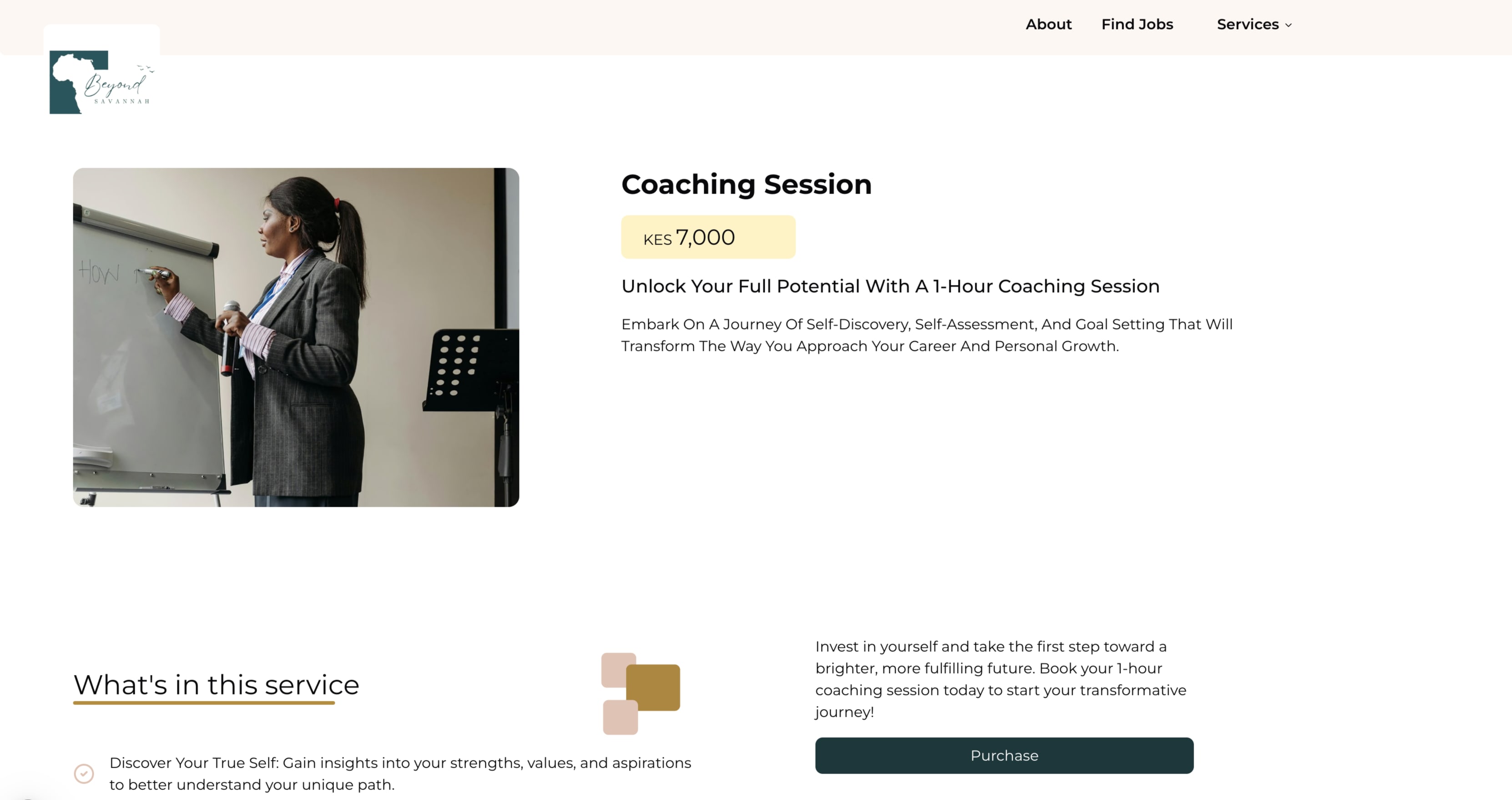 Coaching Session - Beyond The Savannah