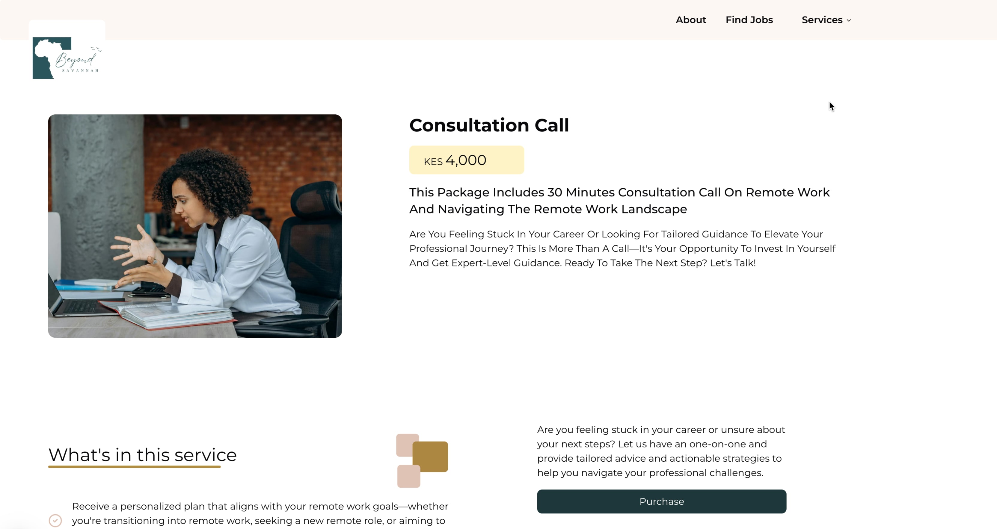Consultation Call - Beyond The Savannah