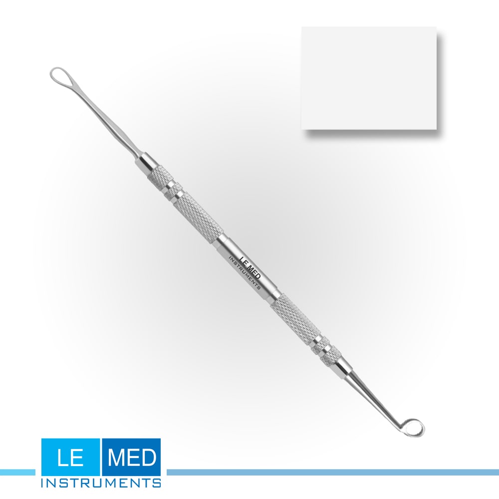 Angled Extractor with Langenbeck Curette Large | LE MED Instruments GmbH