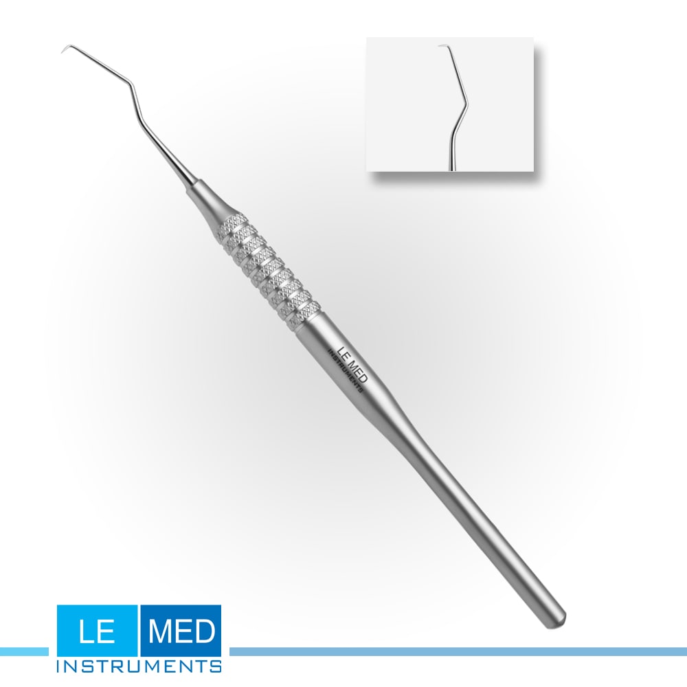 Scaler Large Curved Single Sided Hollow Handle | LE MED Instruments GmbH
