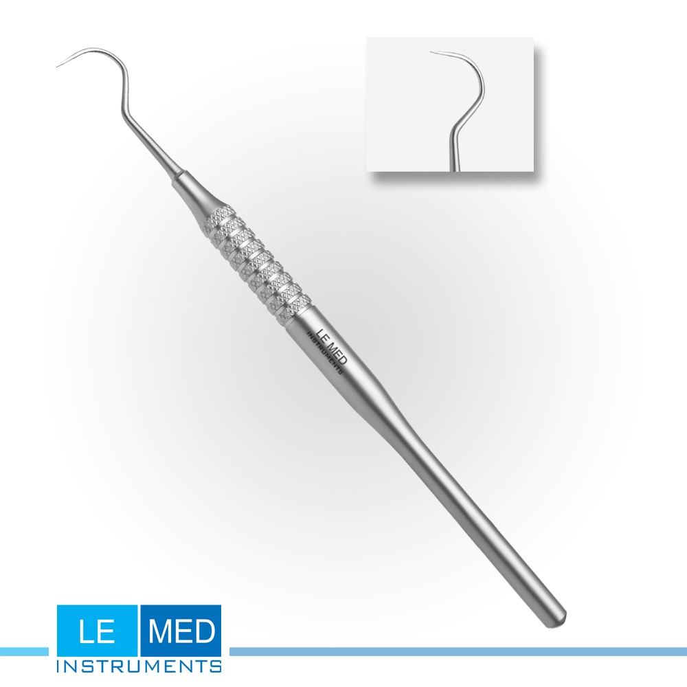 Sickle Explorer Single Sided Hollow Handle | LE MED Instruments GmbH