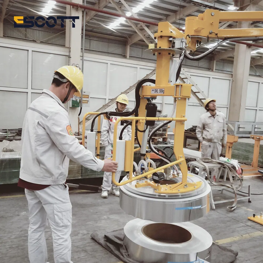 Robotic Arms for Loading/Unloading Heavy Coils