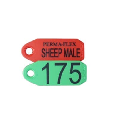 Perma-Flex Sheep Ear Tag Male - Custom Print | Ear Tags Direct