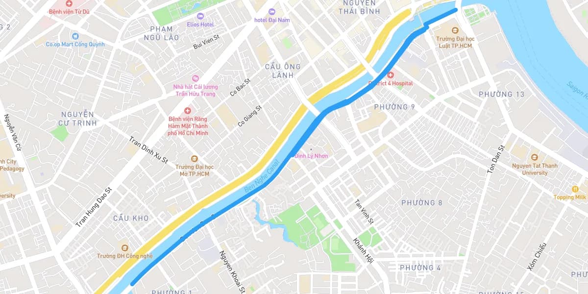 District 4 Riverside | Running Route in Ho Chi Minh City, Vietnam
