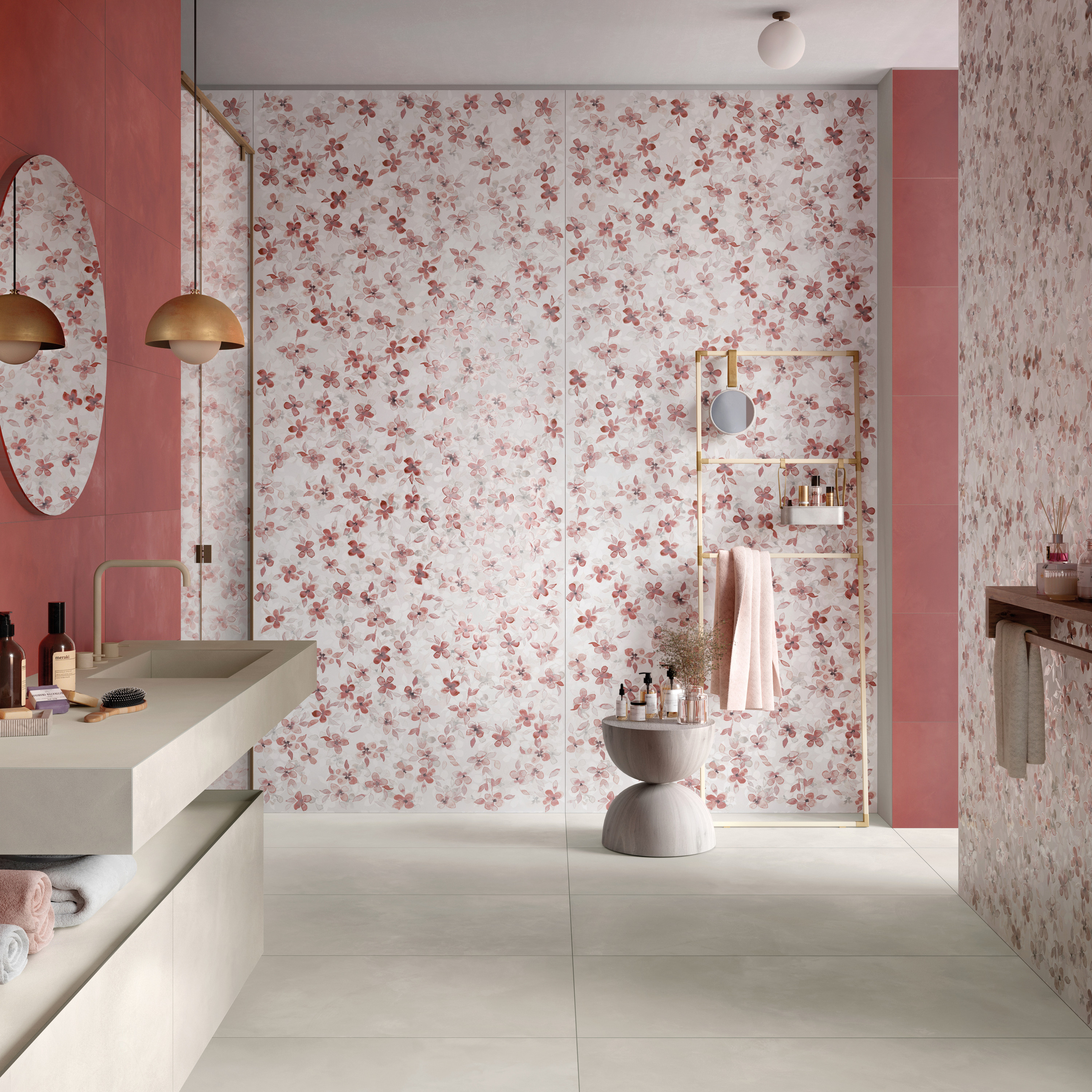 Papier CAMILLE Rose Camille Rose | Mirage Ceramiche
