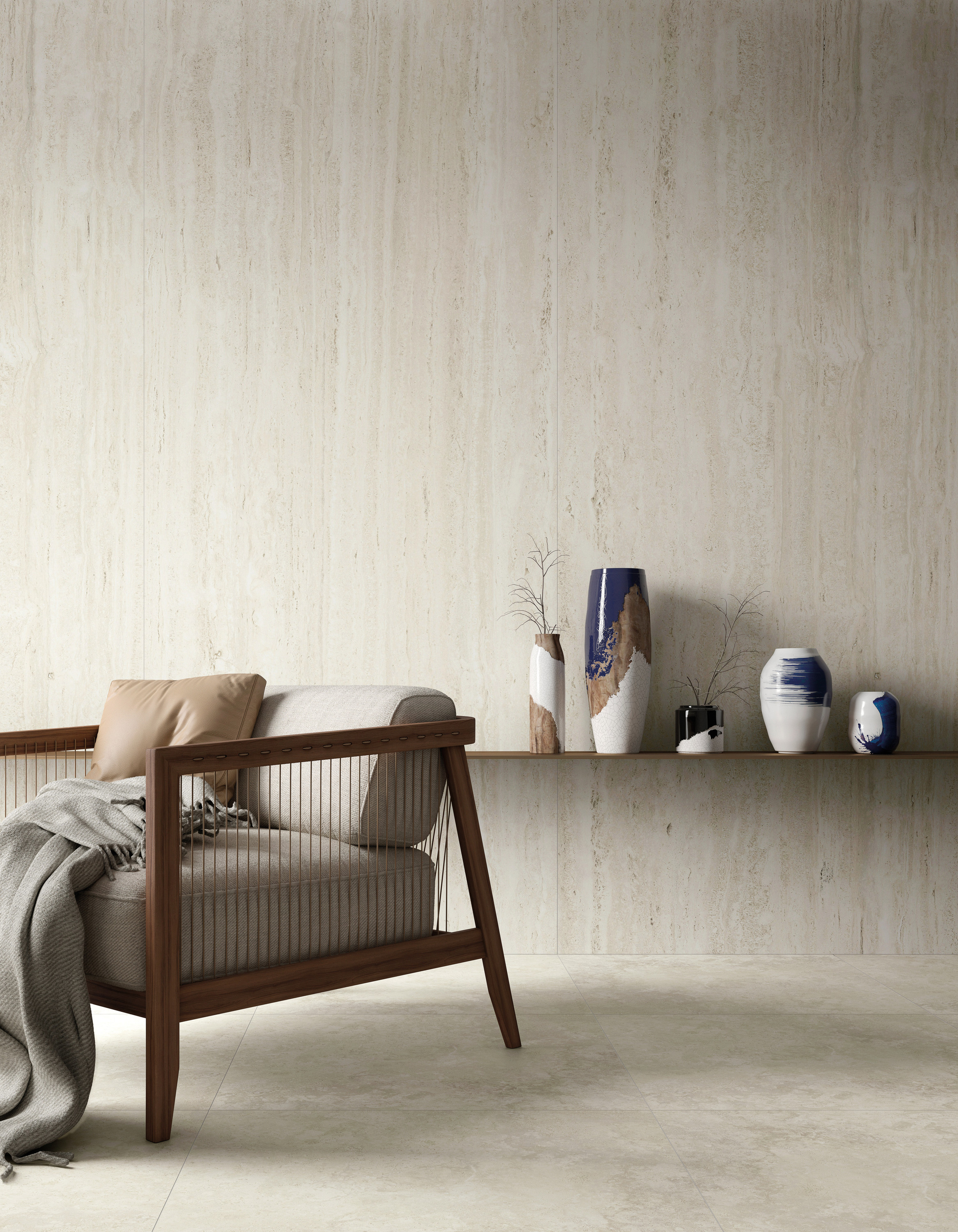 Elysian Travertini EY10 Travertino Pearly | Mirage Ceramiche