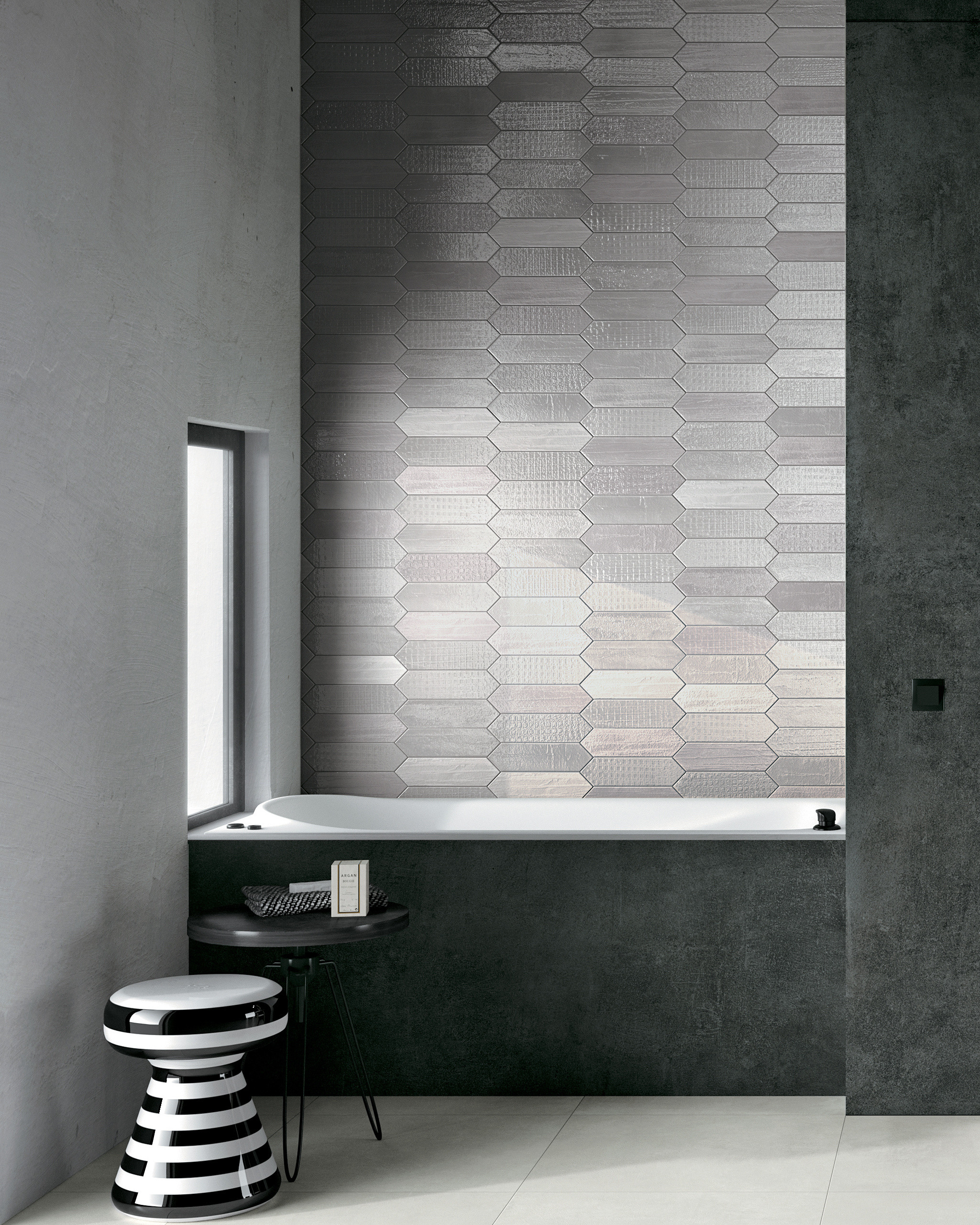 Emporio 225 Tissue Grey Tissue Grey | Mirage Ceramiche