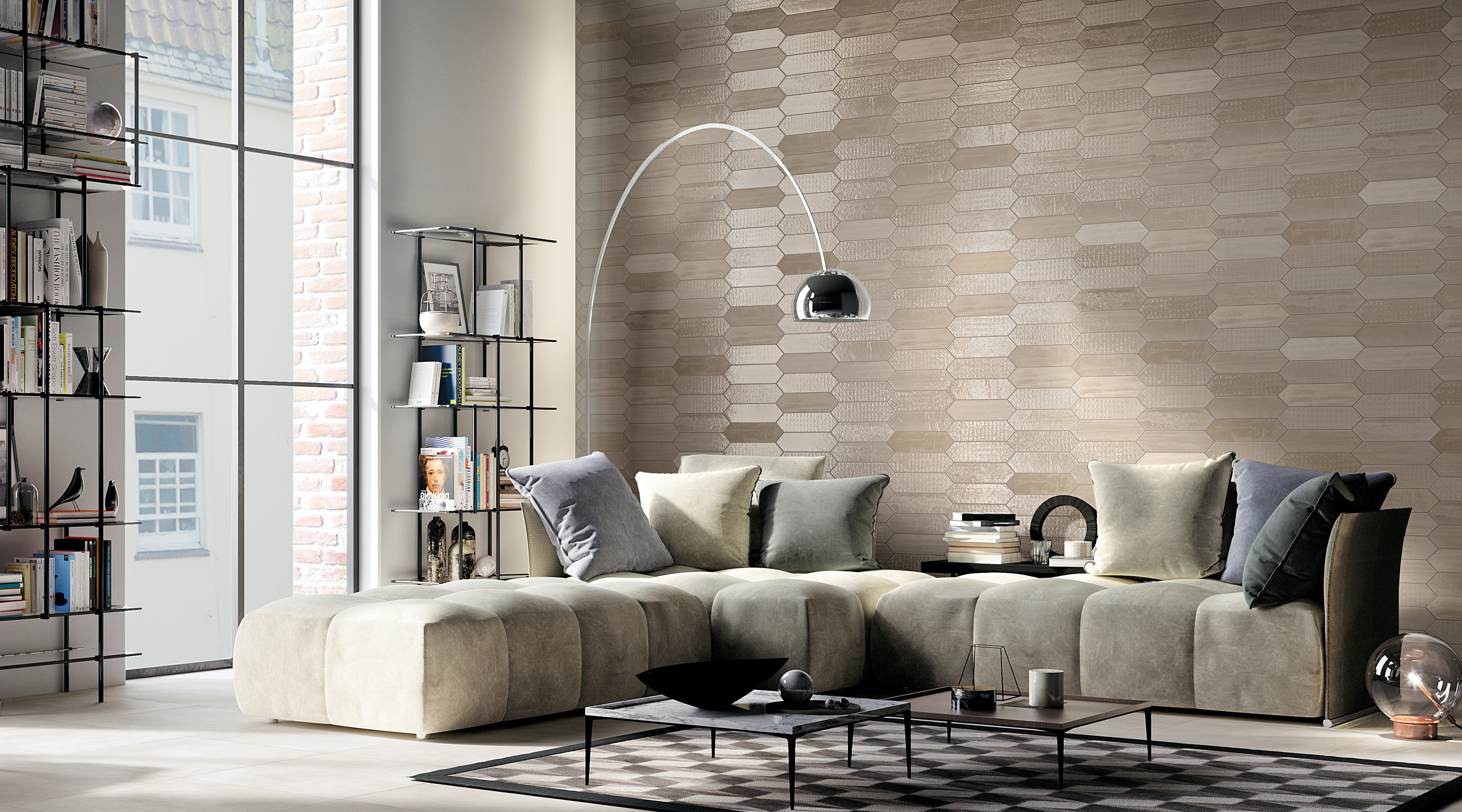 Emporio 225 Tissue Beige Tissue Beige | Mirage Ceramiche