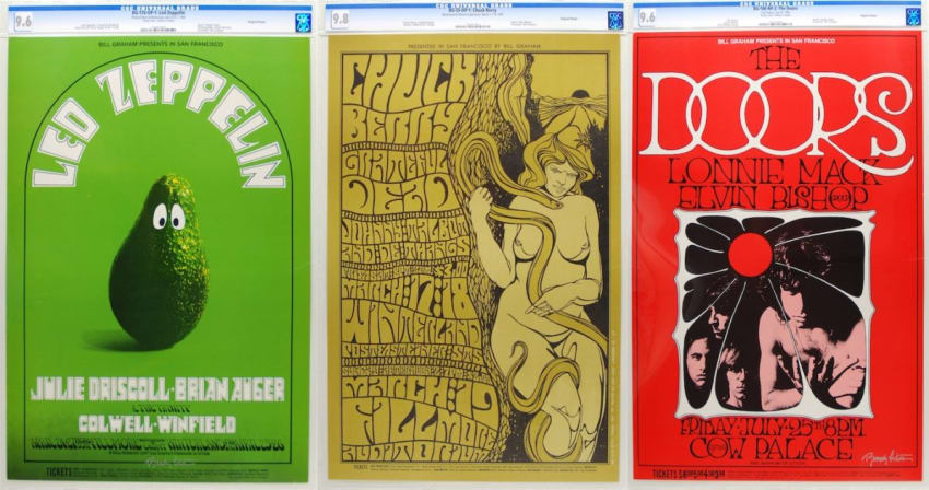 Over 100 Rare CGC Graded Concert Posters Up For Auction Through Sunday