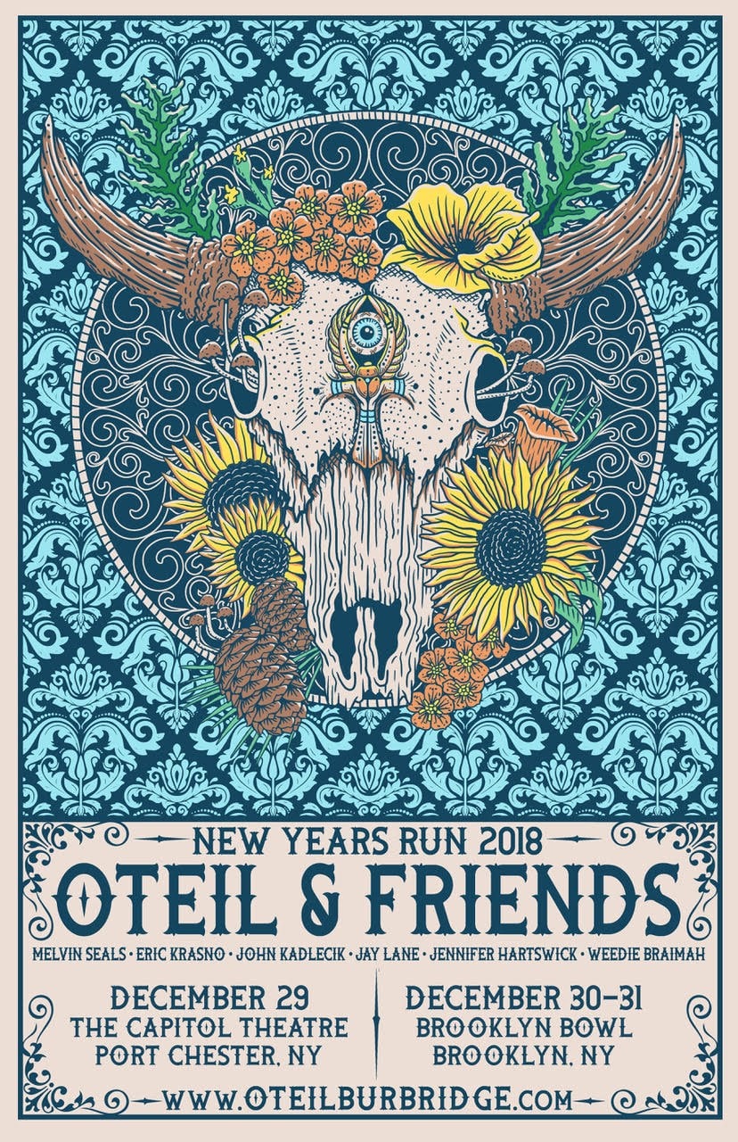 Oteil Burbridge Announces Oteil & Friends 2018 New Year's Run Oteil Burbridge Announces Oteil & Friends 2018 New Year's Run