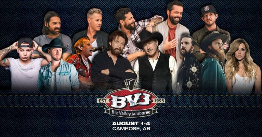 Big Valley Jamboree 2019 Lineup - Aug 1 - 4, 2019