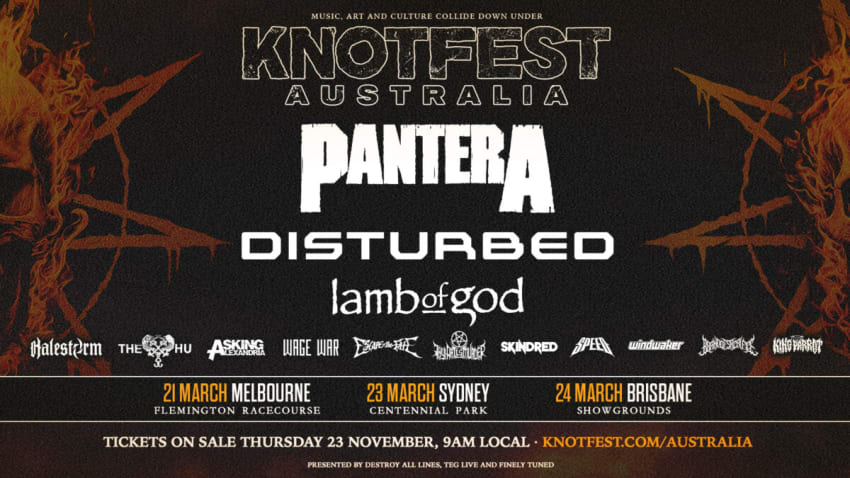 Knotfest Australia Brisbane 2024 Lineup - Mar 24, 2024 Knotfest Australia Brisbane 2024 Lineup - Mar 24, 2024