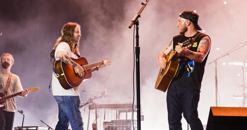 Zach Bryan Brings Out Billy Strings To Rip Revival At Buckeye Country