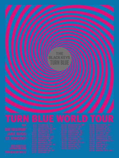 black keys turn blue